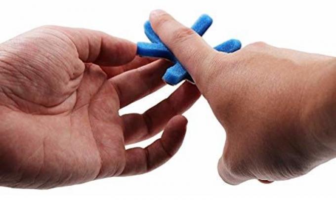 Metal Aluminum Bendable Frog Orthotic Brace , Medical Finger Splint