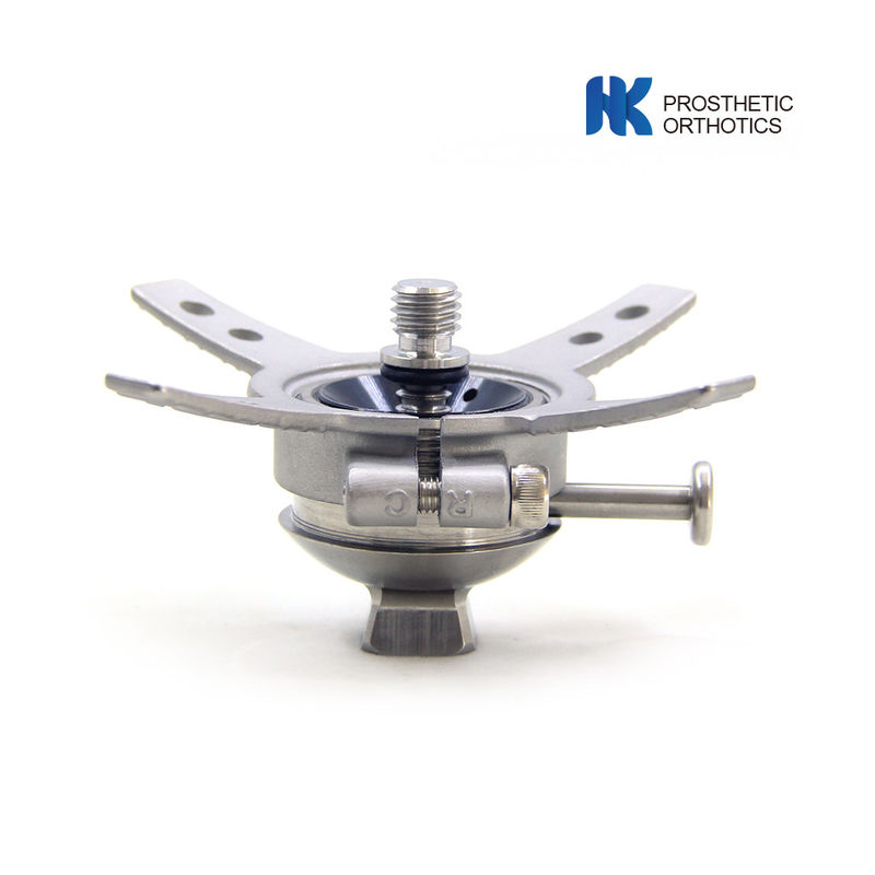 Four Prong Casting Steel Prosthetic Shuttle Lock With Pyramid