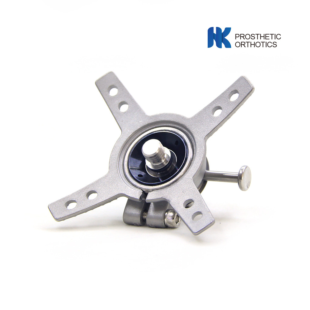 Four Prong Casting Steel Prosthetic Shuttle Lock With Pyramid