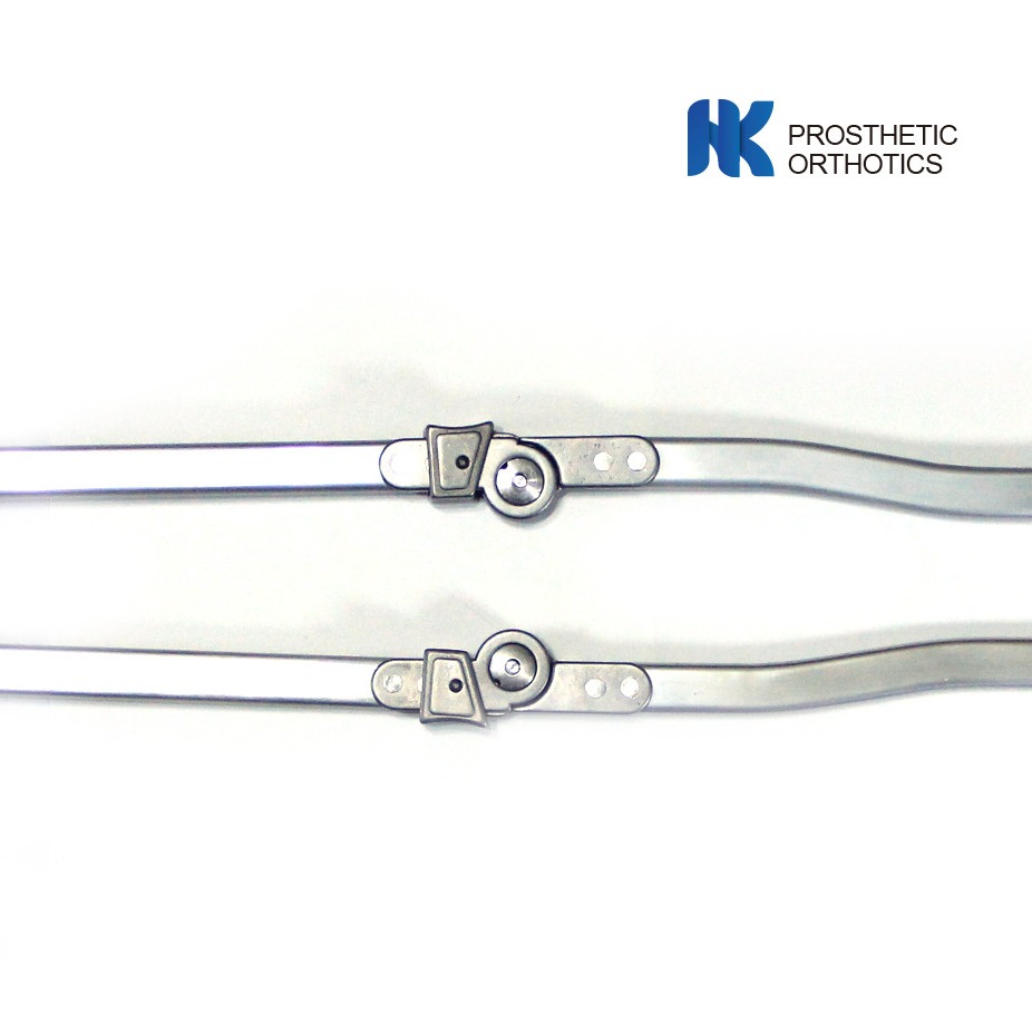 Adult 19mm Stainless Steel Orthotic Knee Joints , Drop Lock Knee Joint